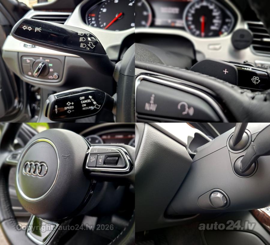 Grey Audi A8 2013 in Tallinn, with an engine capacity of 3.00 L and mileage of 188 thousand km for 17900 €, photo 22 on AUTOMOTO.COM.LV