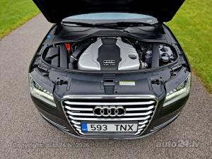 Grey Audi A8 2013 in Tallinn, with an engine capacity of 3.00 L and mileage of 188 thousand km for 17900 €, photo 30 on AUTOMOTO.COM.LV