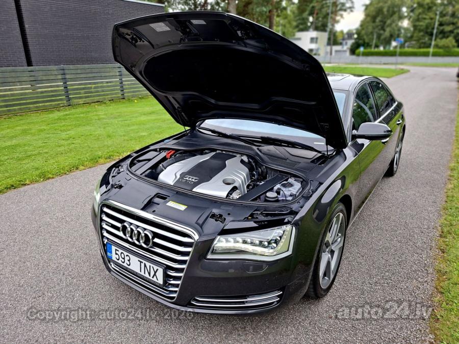 Grey Audi A8 2013 in Tallinn, with an engine capacity of 3.00 L and mileage of 188 thousand km for 17900 €, photo 31 on AUTOMOTO.COM.LV