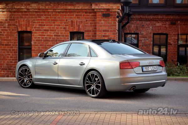 Grey Audi A8 2013 in Tallinn, with an engine capacity of 3.00 L and mileage of 119 thousand km for 18000 €, photo 5 on AUTOMOTO.COM.LV