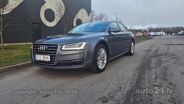Pelēks Audi A8 2014 Tallina, ar dzinēja tilpumu 4.20 L un nobraukumu 278 tūkst. km par 21900 €, foto 1 vietnē AUTOMOTO.COM.LV