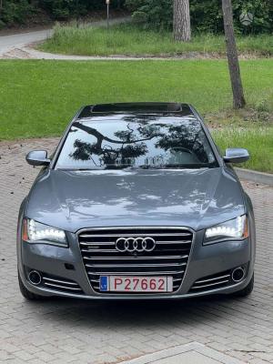 Grey Audi A8 2014 in Vilnius, with an engine capacity of 4.00 L and mileage of 223 thousand km for 8500 €, photo 4 on AUTOMOTO.COM.LV