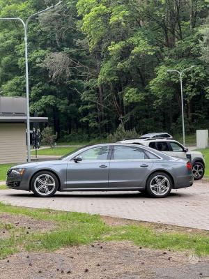 Grey Audi A8 2014 in Vilnius, with an engine capacity of 4.00 L and mileage of 223 thousand km for 8500 €, photo 5 on AUTOMOTO.COM.LV