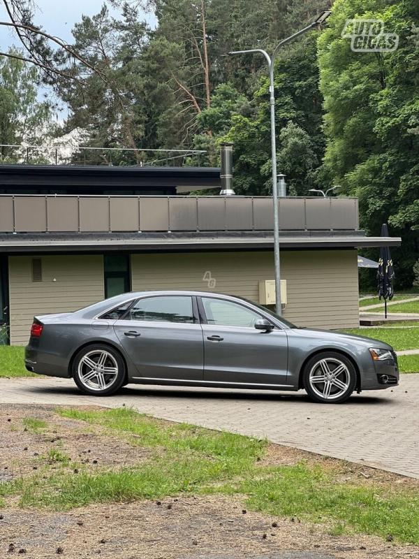 Grey Audi A8 2014 in Vilnius, with an engine capacity of 4.00 L and mileage of 223 thousand km for 7900 €, photo 6 on AUTOMOTO.COM.LV
