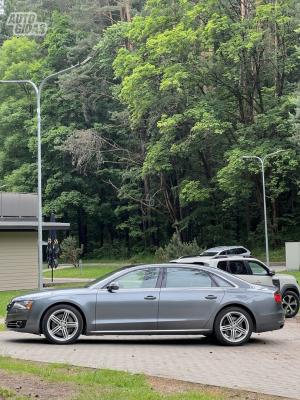 Grey Audi A8 2014 in Vilnius, with an engine capacity of 4.00 L and mileage of 223 thousand km for 7900 €, photo 6 on AUTOMOTO.COM.LV