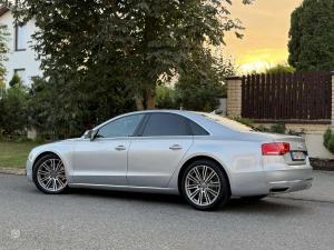 Grey Audi A8 2014 in Vilnius, with an engine capacity of 4.13 L and mileage of 280 thousand km for 11950 €, photo 3 on AUTOMOTO.COM.LV