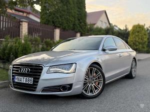Grey Audi A8 2014 in Vilnius, with an engine capacity of 4.13 L and mileage of 280 thousand km for 11950 €, photo 6 on AUTOMOTO.COM.LV