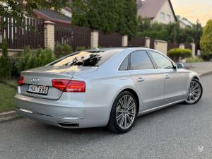 Grey Audi A8 2014 in Vilnius, with an engine capacity of 4.13 L and mileage of 280 thousand km for 11950 €, photo 27 on AUTOMOTO.COM.LV