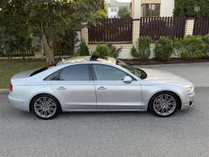 Grey Audi A8 2014 in Vilnius, with an engine capacity of 4.13 L and mileage of 280 thousand km for 11950 €, photo 30 on AUTOMOTO.COM.LV
