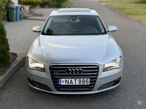 Grey Audi A8 2014 in Vilnius, with an engine capacity of 4.13 L and mileage of 280 thousand km for 11950 €, photo 35 on AUTOMOTO.COM.LV