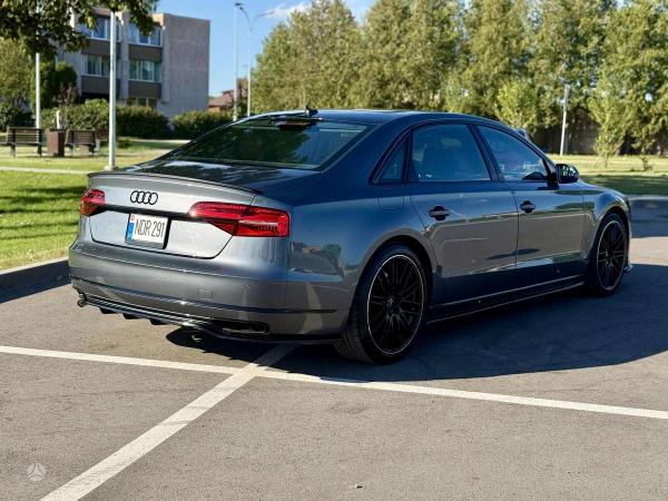 Pelēks Audi A8 2015 Kauņa, ar dzinēja tilpumu 3.00 L un nobraukumu 170 tūkst. km par 19000 €, foto 5 vietnē AUTOMOTO.COM.LV