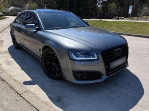 Pelēks Audi A8 2015 Kauņa, ar dzinēja tilpumu 4.00 L un nobraukumu 155 tūkst. km par 17100 €, foto 5 vietnē AUTOMOTO.COM.LV