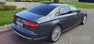 Grey Audi A8 2015 in Preili, with an engine capacity of 4.20 L and mileage of 313 thousand km for 22100 €, photo  on AUTOMOTO.COM.LV