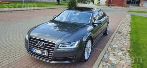 Grey Audi A8 2015 in Preili, with an engine capacity of 4.20 L and mileage of 313 thousand km for 22100 €, photo 3 on AUTOMOTO.COM.LV