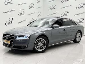 Pelēks Audi A8 2016 Viļņa, ar dzinēja tilpumu 2.97 L un nobraukumu 208 tūkst. km par 19900 €, foto  vietnē AUTOMOTO.COM.LV