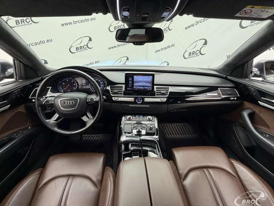 Pelēks Audi A8 2016 Viļņa, ar dzinēja tilpumu 2.97 L un nobraukumu 208 tūkst. km par 18900 €, foto 4 vietnē AUTOMOTO.COM.LV