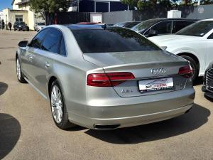 Grey Audi A8 2016 in Vilnius, with an engine capacity of 3.99 L and mileage of 163 thousand km for 10400 €, photo  on AUTOMOTO.COM.LV
