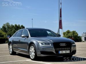 Pelēks Audi A8 2016 Rīga, ar dzinēja tilpumu 3.00 L un nobraukumu 210 tūkst. km par 19900 €, foto  vietnē AUTOMOTO.COM.LV