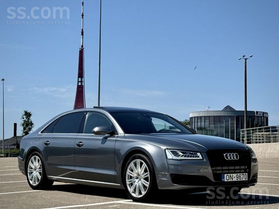 Pelēks Audi A8 2016 Rīga, ar dzinēja tilpumu 3.00 L un nobraukumu 210 tūkst. km par 19900 €, foto 3 vietnē AUTOMOTO.COM.LV
