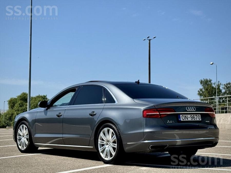 Pelēks Audi A8 2016 Rīga, ar dzinēja tilpumu 3.00 L un nobraukumu 210 tūkst. km par 19900 €, foto 8 vietnē AUTOMOTO.COM.LV