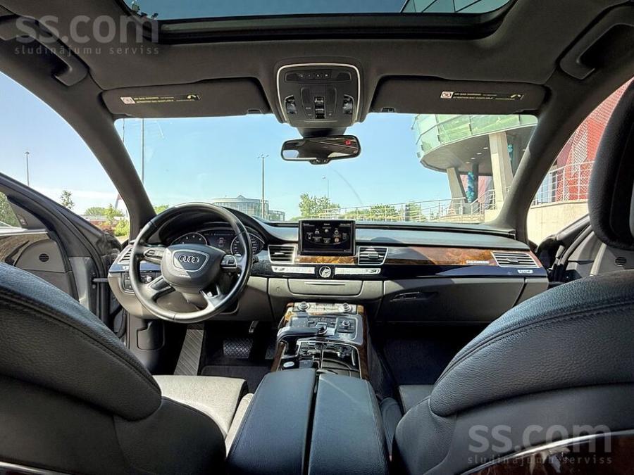 Pelēks Audi A8 2016 Rīga, ar dzinēja tilpumu 3.00 L un nobraukumu 210 tūkst. km par 19900 €, foto 14 vietnē AUTOMOTO.COM.LV