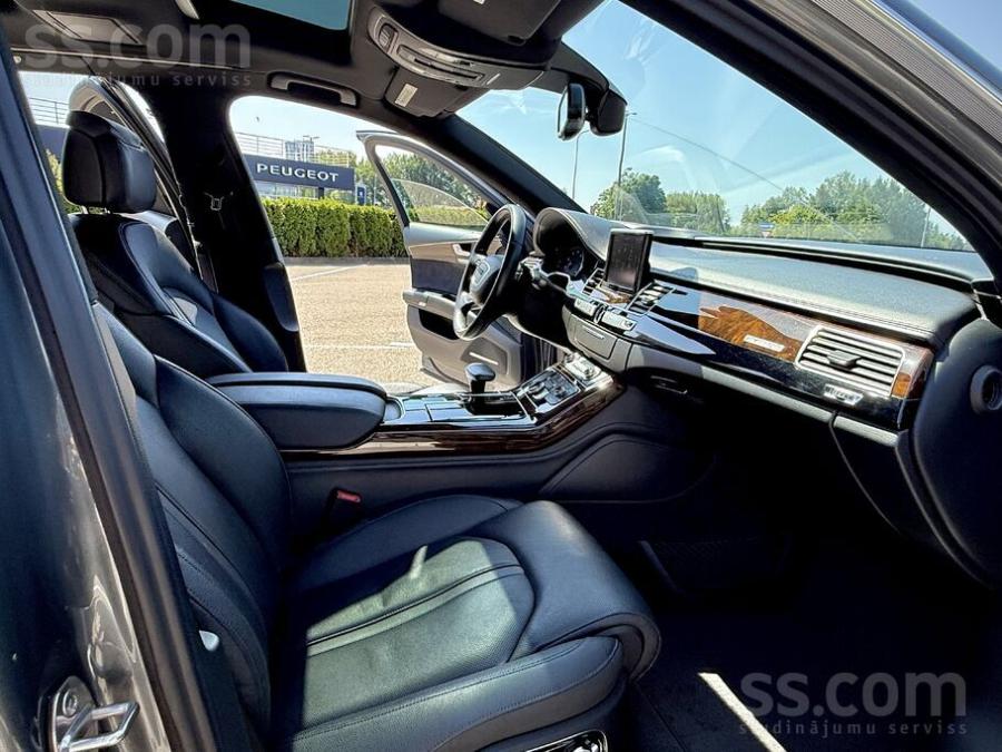 Pelēks Audi A8 2016 Rīga, ar dzinēja tilpumu 3.00 L un nobraukumu 210 tūkst. km par 19900 €, foto 15 vietnē AUTOMOTO.COM.LV