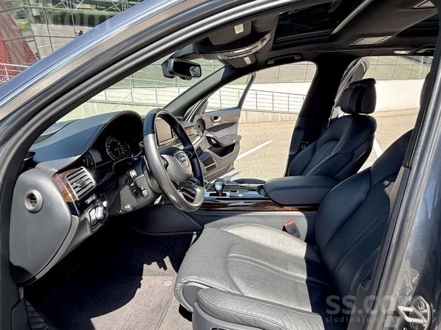 Pelēks Audi A8 2016 Rīga, ar dzinēja tilpumu 3.00 L un nobraukumu 210 tūkst. km par 19900 €, foto 16 vietnē AUTOMOTO.COM.LV