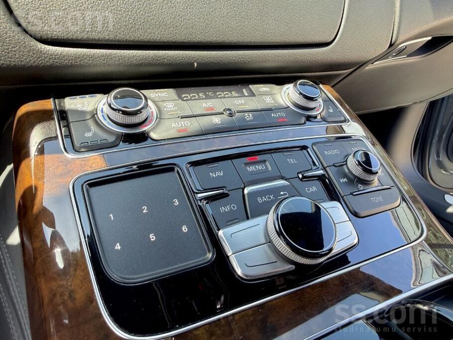 Pelēks Audi A8 2016 Rīga, ar dzinēja tilpumu 3.00 L un nobraukumu 210 tūkst. km par 19900 €, foto 17 vietnē AUTOMOTO.COM.LV