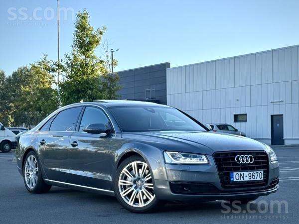 Pelēks Audi A8 2016 Rīga, ar dzinēja tilpumu 3.00 L un nobraukumu 210 tūkst. km par 17500 €, foto 2 vietnē AUTOMOTO.COM.LV