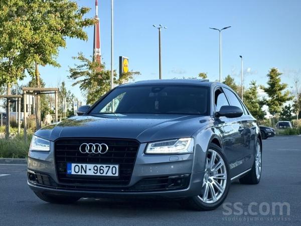 Pelēks Audi A8 2016 Rīga, ar dzinēja tilpumu 3.00 L un nobraukumu 210 tūkst. km par 17500 €, foto 4 vietnē AUTOMOTO.COM.LV