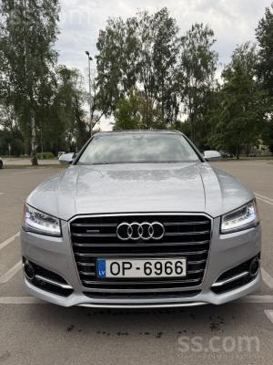 Серый Ауди А8 2016 в Рига, объемом двигателя 3.00 л и пробегом 112 тыс. км за 29500 €, фото  на AUTOMOTO.COM.LV
