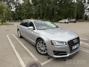 Grey Audi A8 2016 in Riga, with an engine capacity of 3.00 L and mileage of 112 thousand km for 29500 €, photo 3 on AUTOMOTO.COM.LV
