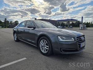 Pelēks Audi A8 2016 Rīga, ar dzinēja tilpumu 3.00 L un nobraukumu 360 tūkst. km par 12000 €, foto 3 vietnē AUTOMOTO.COM.LV
