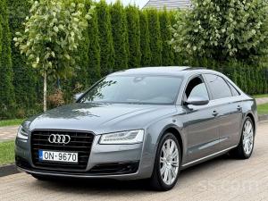 Pelēks Audi A8 2016 Rīga, ar dzinēja tilpumu 3.00 L un nobraukumu 211 tūkst. km par 17850 €, foto  vietnē AUTOMOTO.COM.LV
