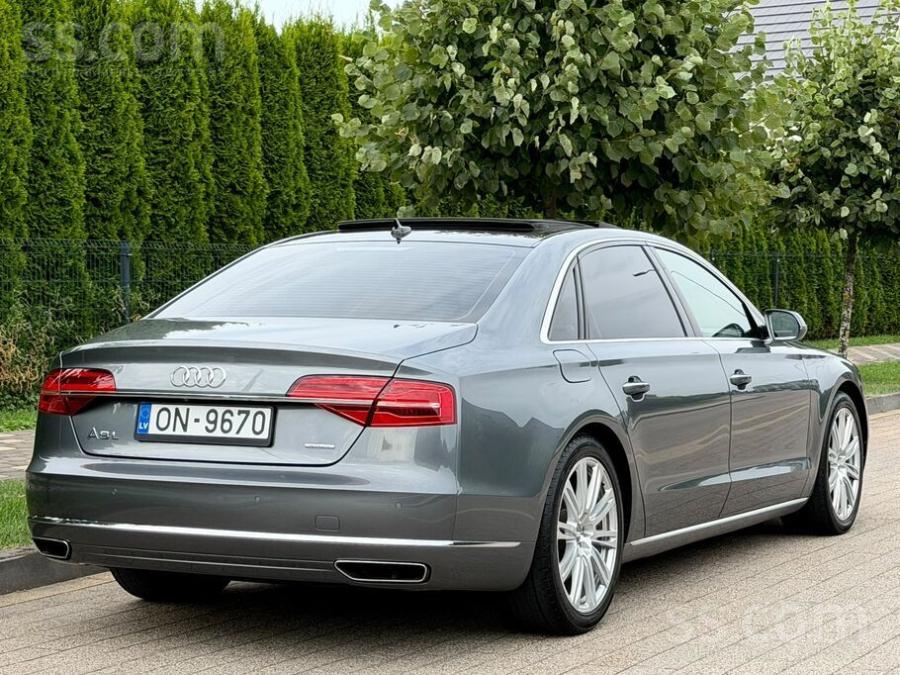 Pelēks Audi A8 2016 Rīga, ar dzinēja tilpumu 3.00 L un nobraukumu 211 tūkst. km par 17850 €, foto 8 vietnē AUTOMOTO.COM.LV