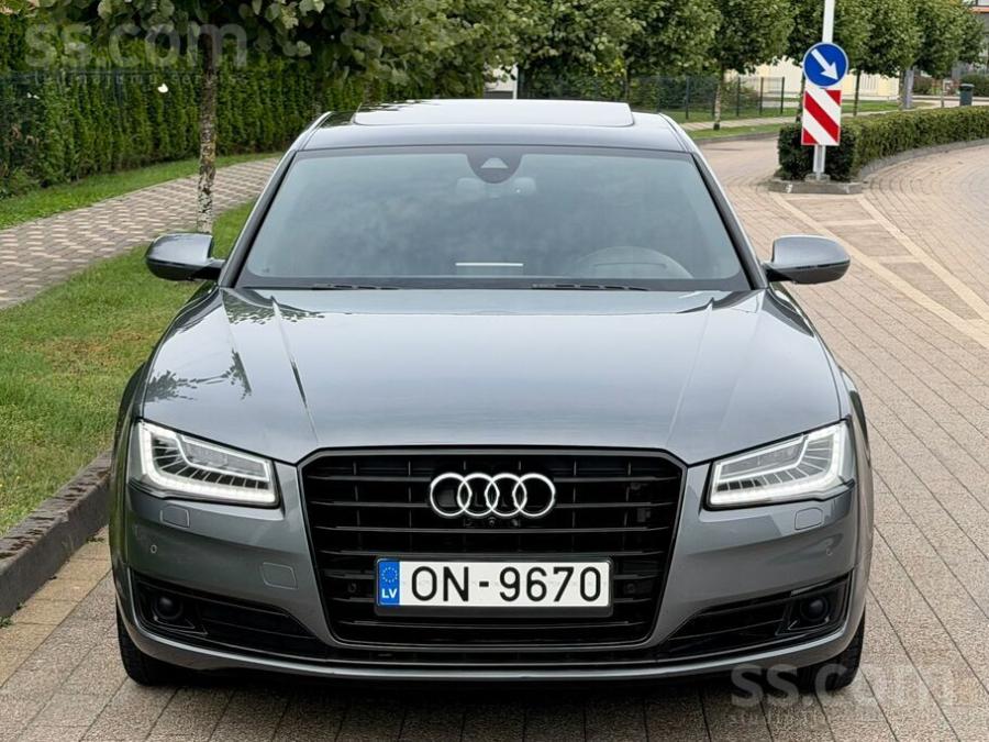 Pelēks Audi A8 2016 Rīga, ar dzinēja tilpumu 3.00 L un nobraukumu 211 tūkst. km par 17850 €, foto 10 vietnē AUTOMOTO.COM.LV