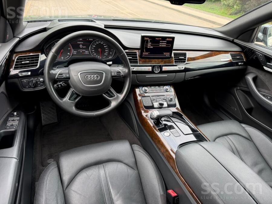 Pelēks Audi A8 2016 Rīga, ar dzinēja tilpumu 3.00 L un nobraukumu 211 tūkst. km par 17850 €, foto 14 vietnē AUTOMOTO.COM.LV