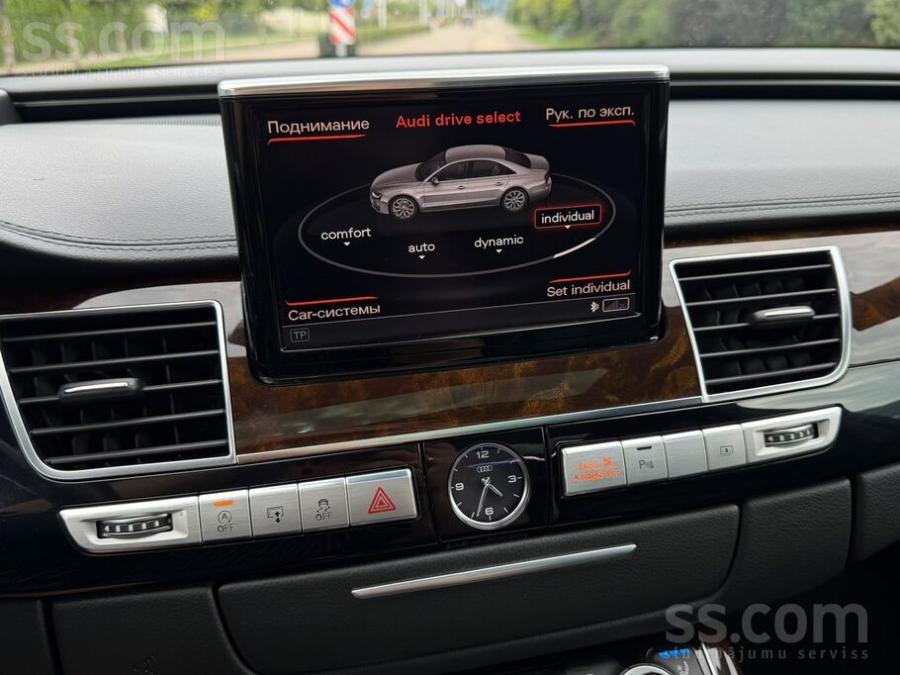 Pelēks Audi A8 2016 Rīga, ar dzinēja tilpumu 3.00 L un nobraukumu 211 tūkst. km par 17850 €, foto 20 vietnē AUTOMOTO.COM.LV