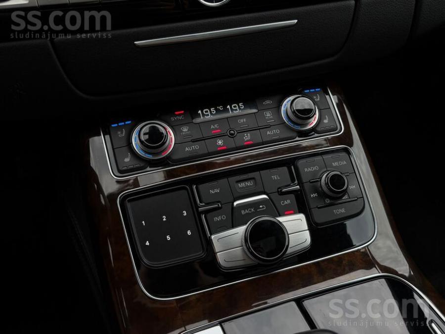 Pelēks Audi A8 2016 Rīga, ar dzinēja tilpumu 3.00 L un nobraukumu 211 tūkst. km par 17850 €, foto 22 vietnē AUTOMOTO.COM.LV