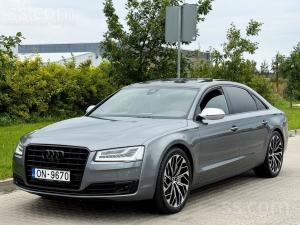 Pelēks Audi A8 2016 Rīga, ar dzinēja tilpumu 3.00 L un nobraukumu 213 tūkst. km par 19900 €, foto  vietnē AUTOMOTO.COM.LV