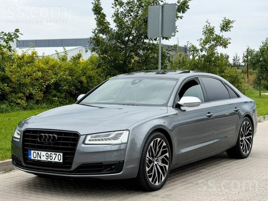 Pelēks Audi A8 2016 Rīga, ar dzinēja tilpumu 3.00 L un nobraukumu 213 tūkst. km par 19900 €, foto 1 vietnē AUTOMOTO.COM.LV