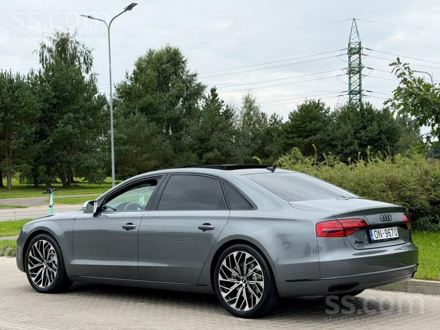 Pelēks Audi A8 2016 Rīga, ar dzinēja tilpumu 3.00 L un nobraukumu 213 tūkst. km par 19900 €, foto 5 vietnē AUTOMOTO.COM.LV