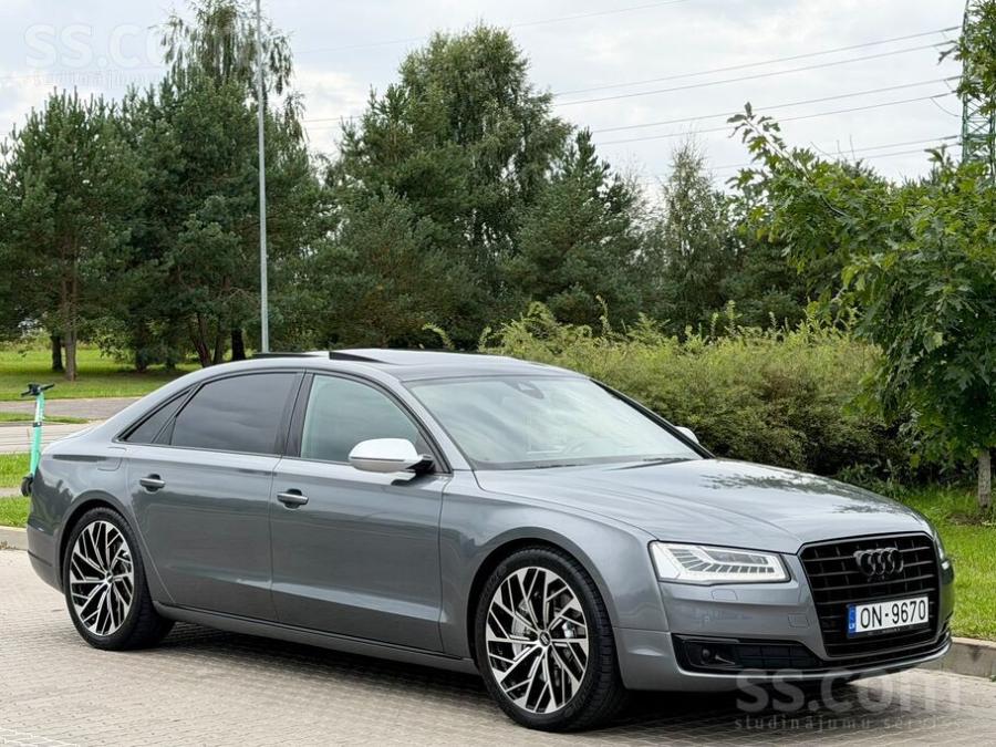 Pelēks Audi A8 2016 Rīga, ar dzinēja tilpumu 3.00 L un nobraukumu 213 tūkst. km par 19900 €, foto 7 vietnē AUTOMOTO.COM.LV