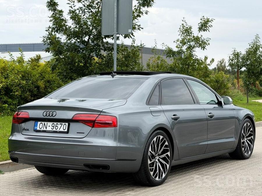 Pelēks Audi A8 2016 Rīga, ar dzinēja tilpumu 3.00 L un nobraukumu 213 tūkst. km par 19900 €, foto 8 vietnē AUTOMOTO.COM.LV