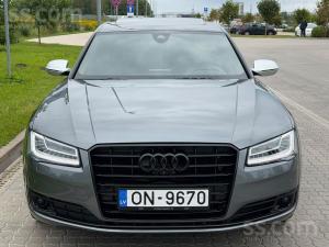 Pelēks Audi A8 2016 Rīga, ar dzinēja tilpumu 3.00 L un nobraukumu 213 tūkst. km par 19900 €, foto 10 vietnē AUTOMOTO.COM.LV