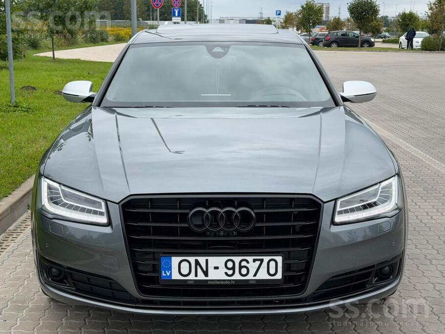 Pelēks Audi A8 2016 Rīga, ar dzinēja tilpumu 3.00 L un nobraukumu 213 tūkst. km par 19900 €, foto 10 vietnē AUTOMOTO.COM.LV