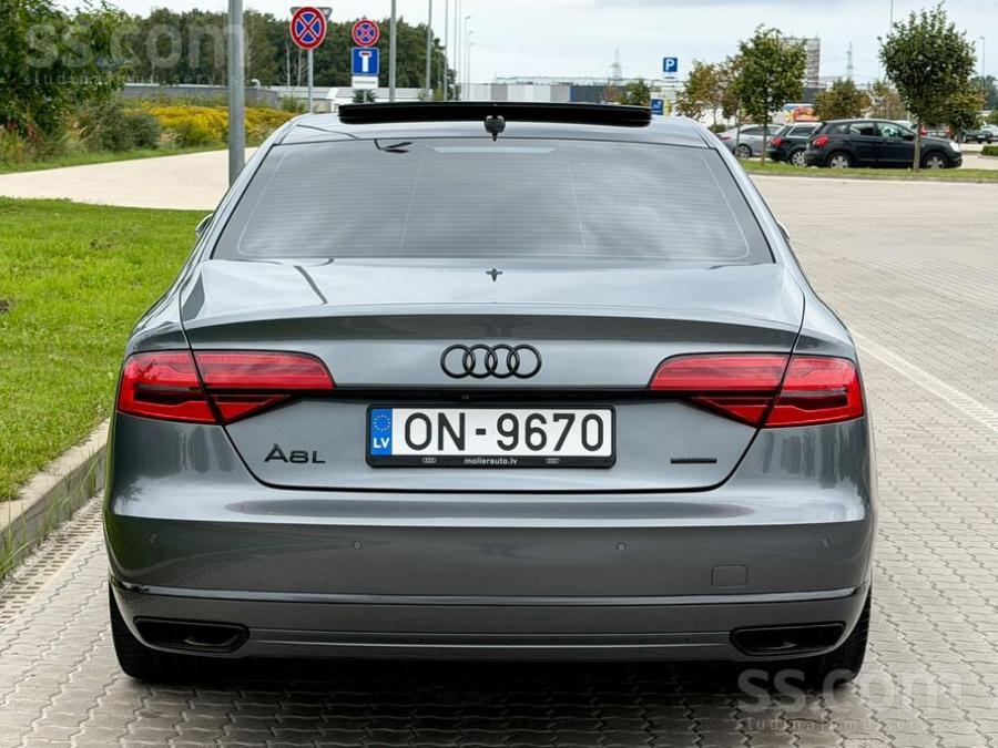 Pelēks Audi A8 2016 Rīga, ar dzinēja tilpumu 3.00 L un nobraukumu 213 tūkst. km par 19900 €, foto 11 vietnē AUTOMOTO.COM.LV