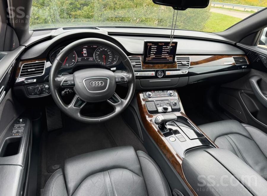 Pelēks Audi A8 2016 Rīga, ar dzinēja tilpumu 3.00 L un nobraukumu 213 tūkst. km par 19900 €, foto 14 vietnē AUTOMOTO.COM.LV