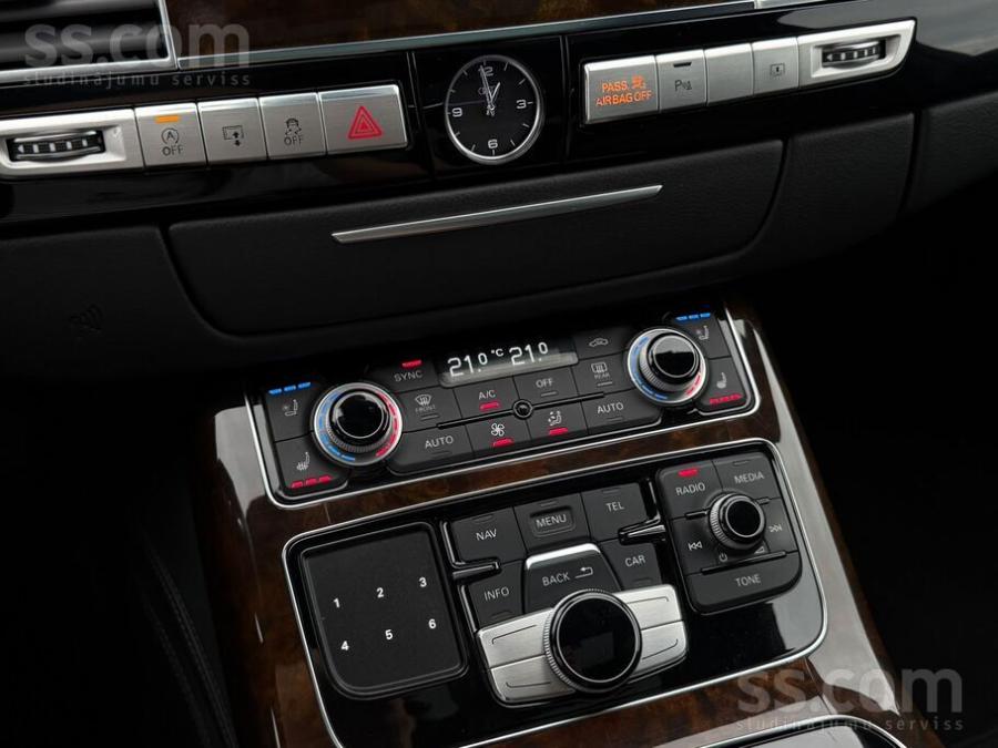 Pelēks Audi A8 2016 Rīga, ar dzinēja tilpumu 3.00 L un nobraukumu 213 tūkst. km par 19900 €, foto 23 vietnē AUTOMOTO.COM.LV
