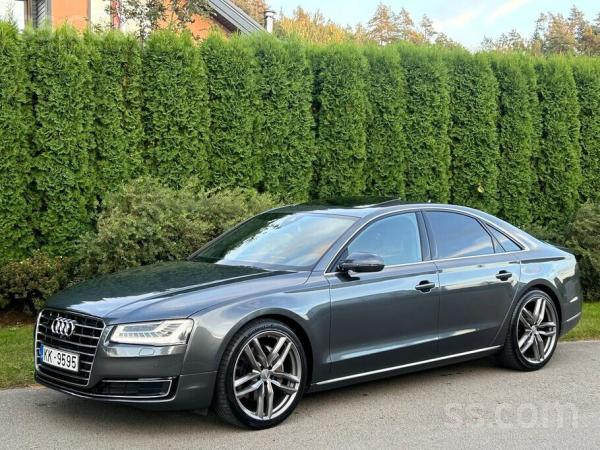 Audi A8 2016 Rīga vietnē Pelēks Audi A8 2016 Rīga, ar dzinēja tilpumu 3.00 L un nobraukumu 360 tūkst. km par 13500 €, foto 3 vietnē AUTOMOTO.COM.LV